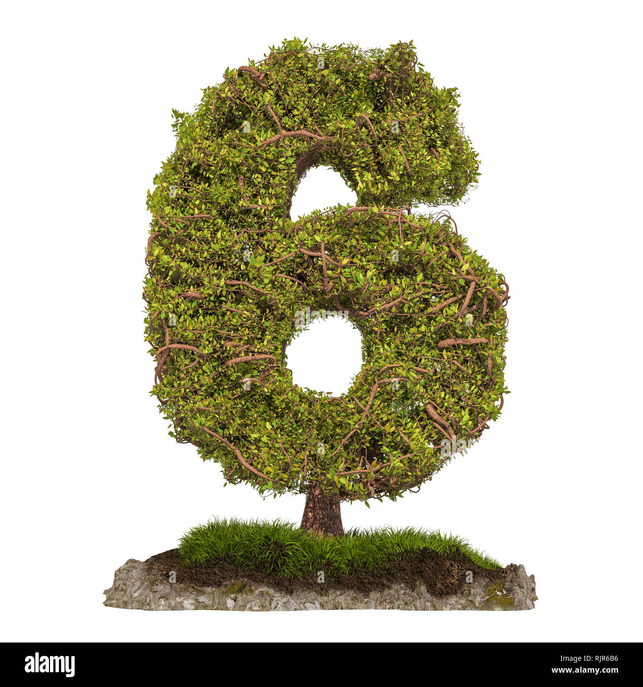 3d number six in Cut Out Stock Images & Pictures - Alamy