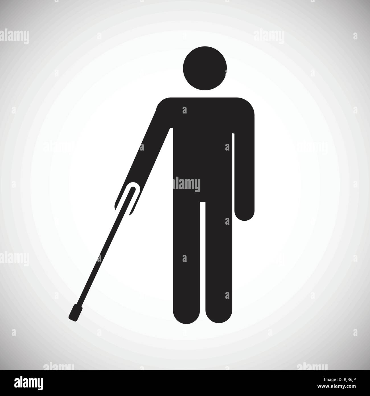 Disability icon on white background for graphic and web design, Modern ...