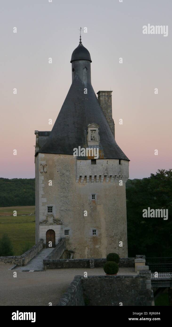 Chateau de Touffou. Bonnes, France Stock Photo - Alamy