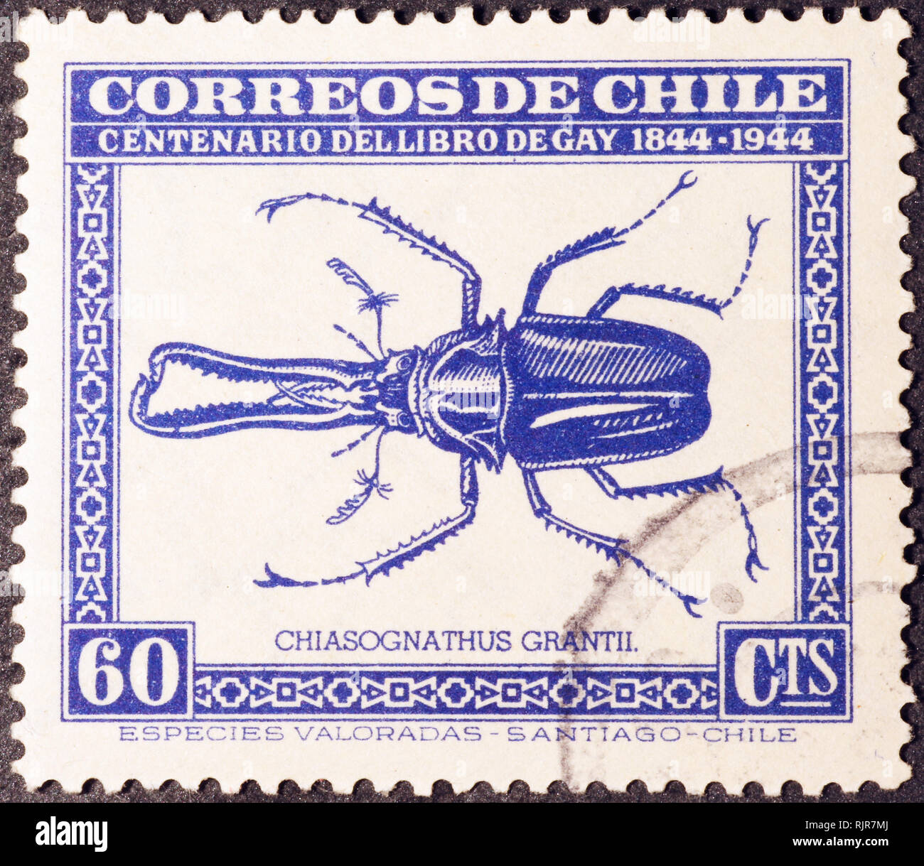 Postage stamp chile hi-res stock photography and images - Alamy