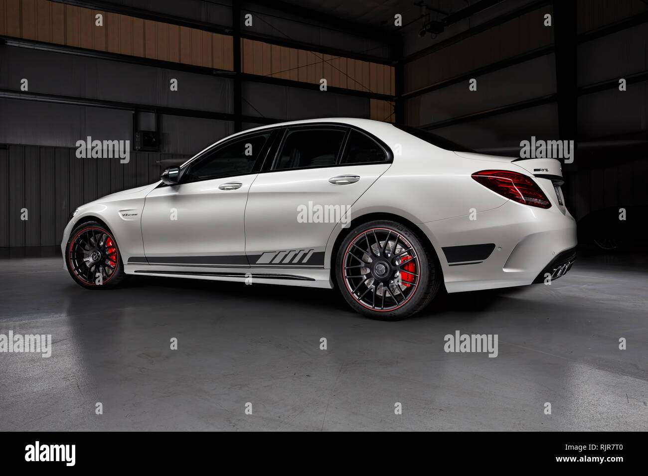 2015 Mercedes C63 S Edition 1 Stock Photo - Alamy