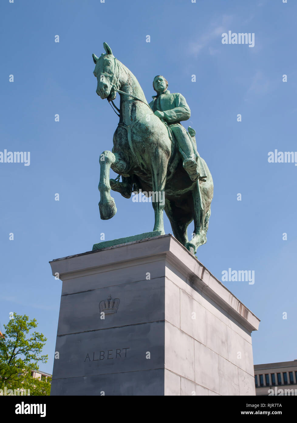 Statue du roi albert 1er hi-res stock photography and images - Alamy