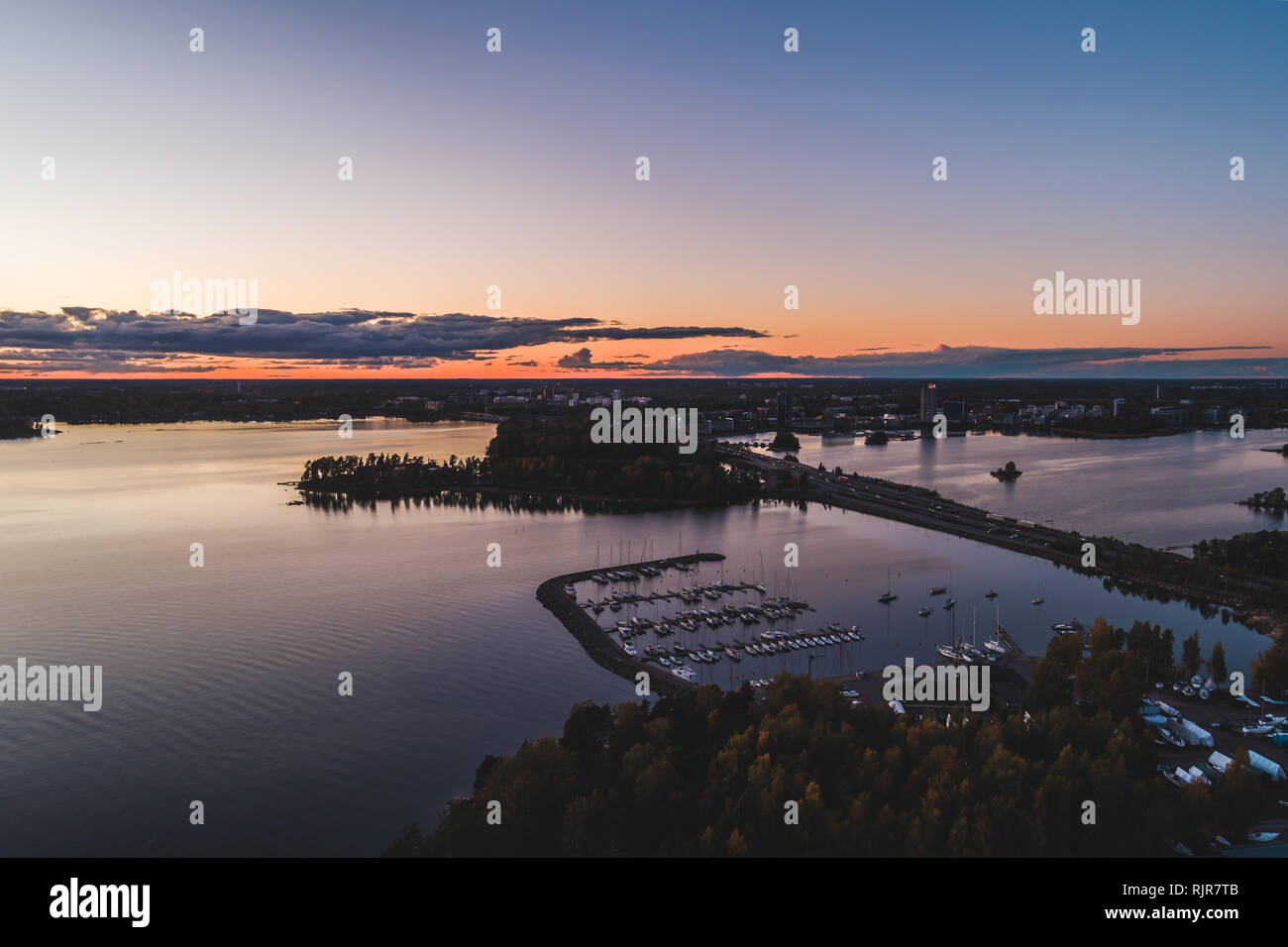Aerial view of city of espoo hi-res stock photography and images - Alamy