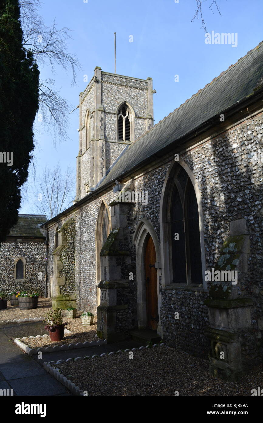 St Cuthberts church, Thetford Norfolk England Stock Photo - Alamy