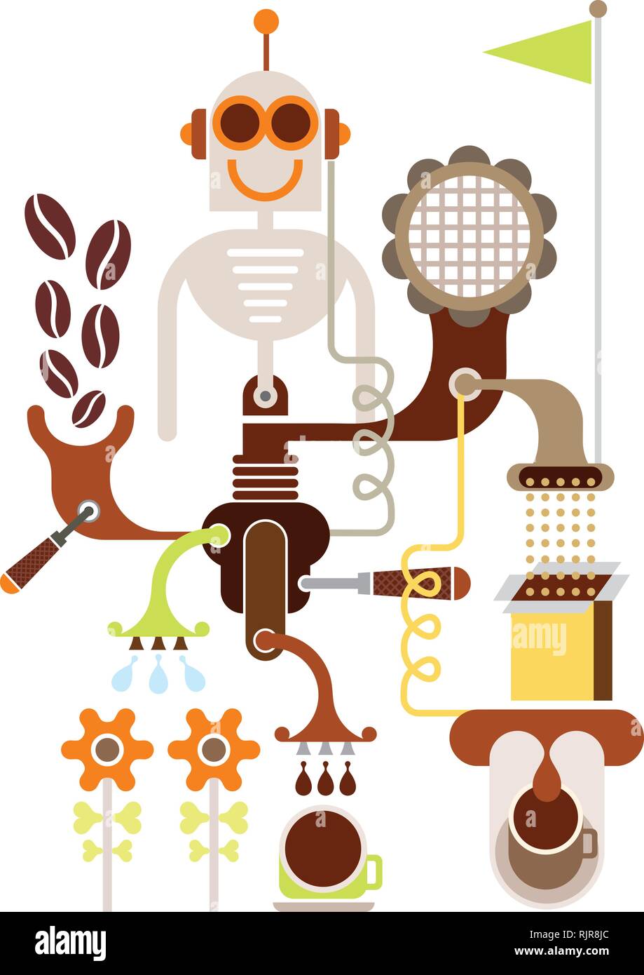 Maker bot Stock Vector Images - Alamy