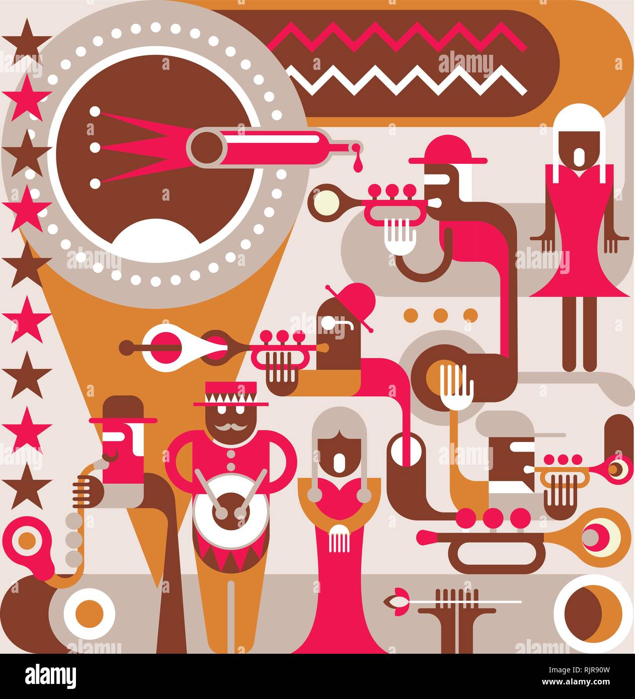 60s singer Stock Vector Images - Alamy