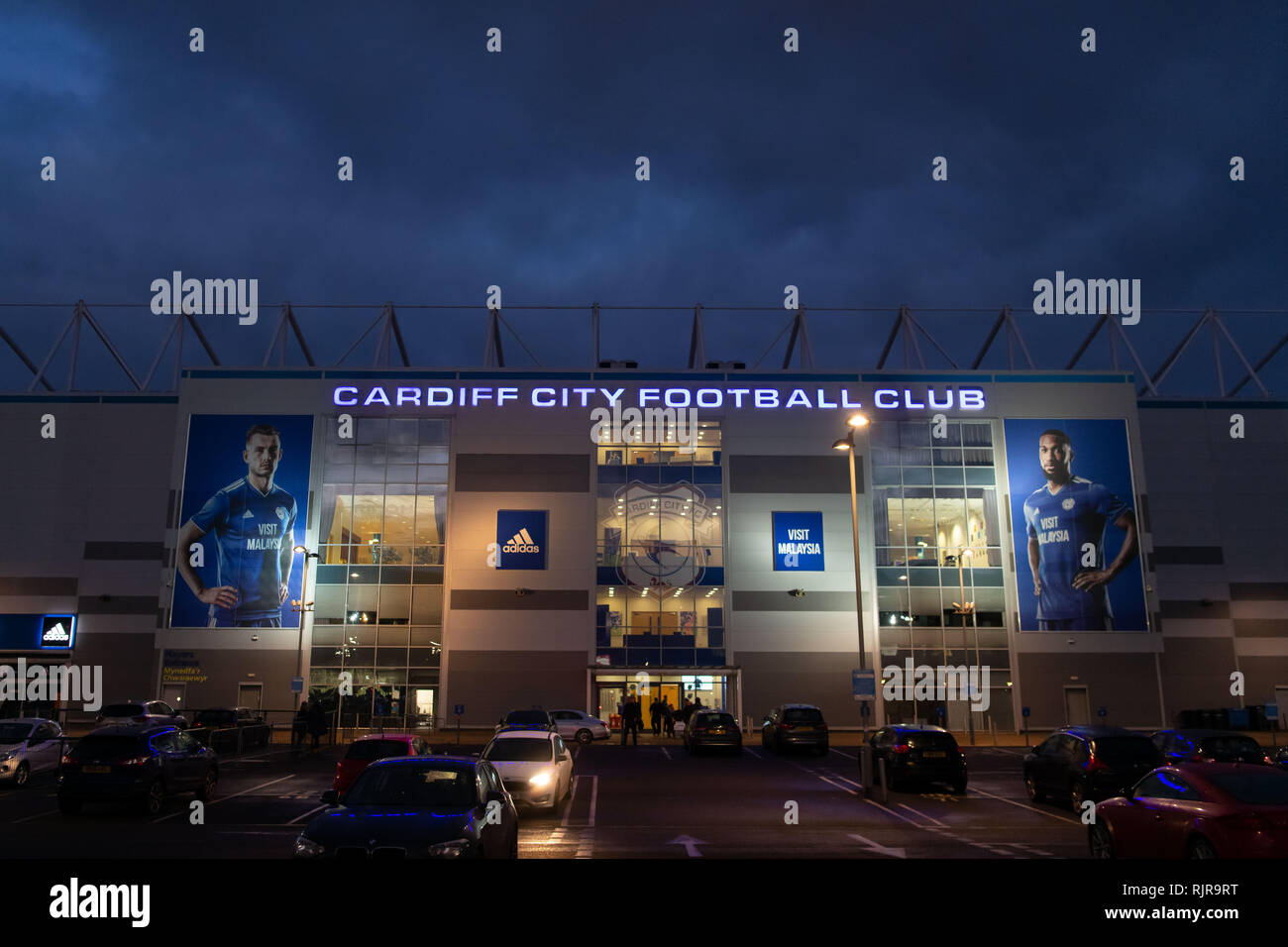 A general view of the exterior of the Cardiff City Stadium in Cardiff ...