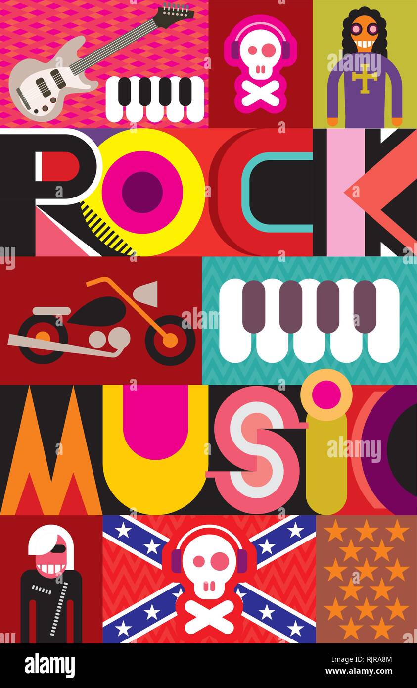 Rock N Roll Collage