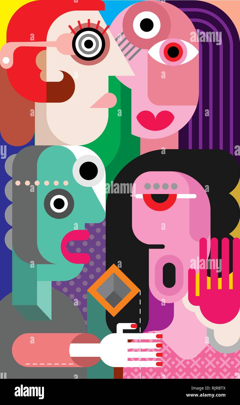 Women abstract Stock Vector Images - Alamy