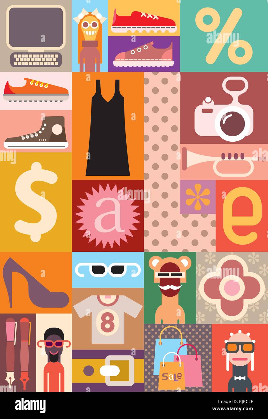 Consumer Goods Stock Vector Images - Alamy