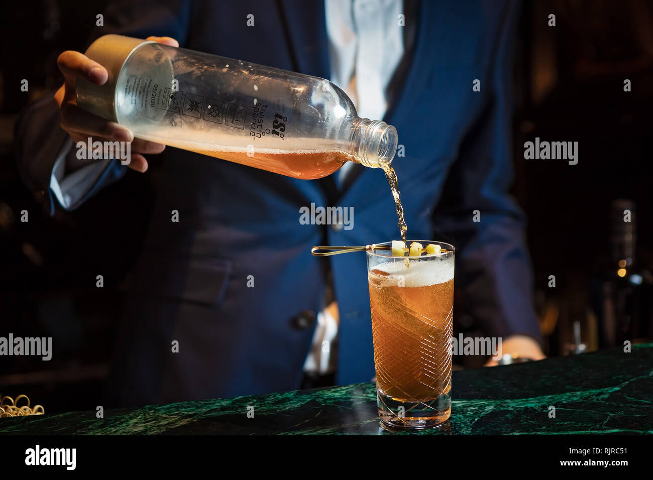 Cocktail infusion is ready Stock Photo - Alamy