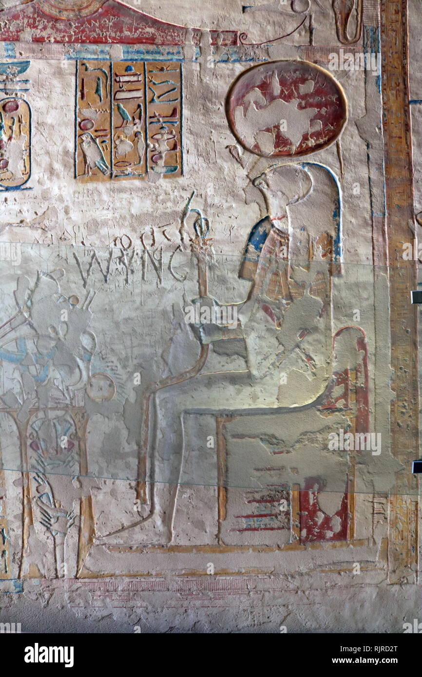 A photograph taken within Tomb KV1 Stock Photo - Alamy