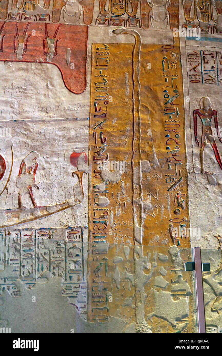 A photograph taken within Tomb KV1 Stock Photo - Alamy