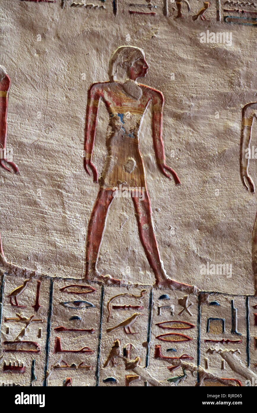 A photograph taken within Tomb KV1 Stock Photo - Alamy