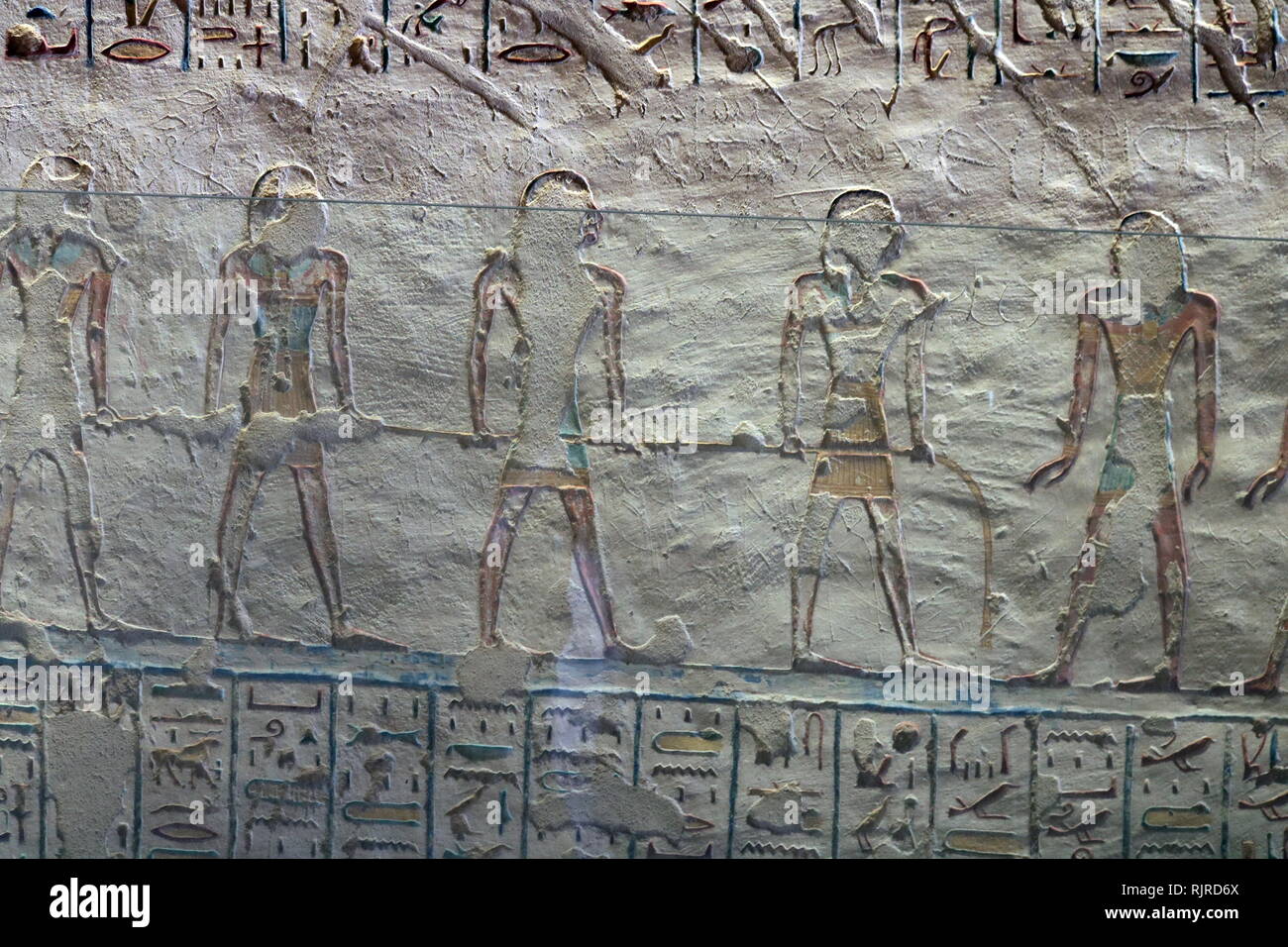 A photograph taken within Tomb KV1 Stock Photo - Alamy