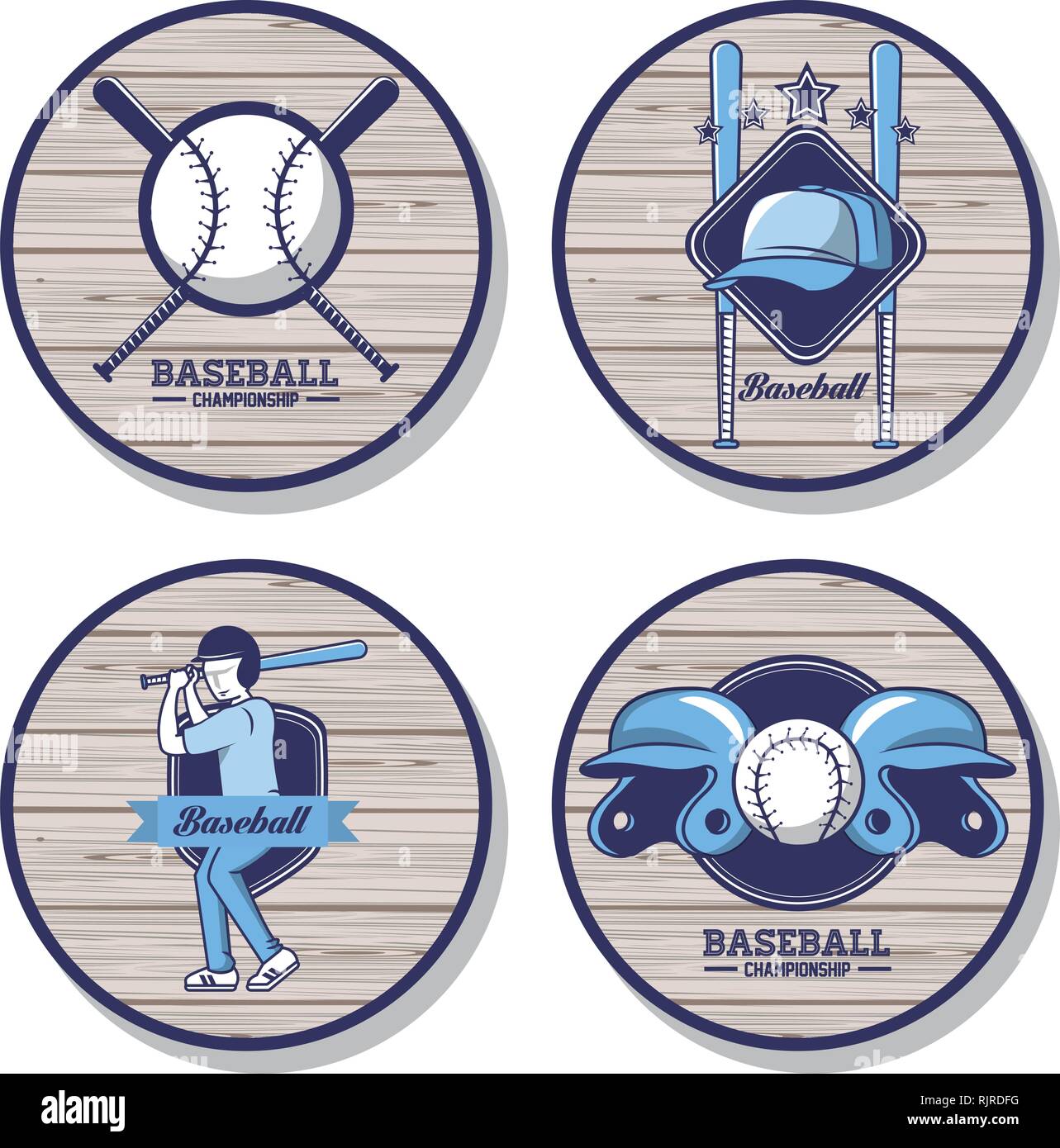 baseball emblems collection Stock Vector Image & Art - Alamy