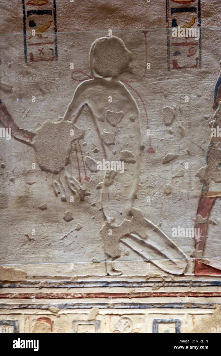 A photograph taken within Tomb KV1 Stock Photo - Alamy