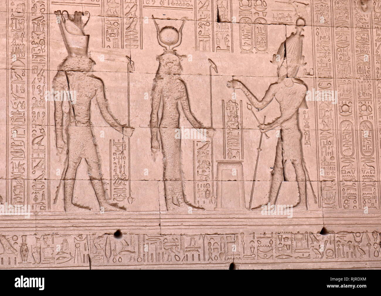 Roman Emperor Tiberius addressing the goddess Isis, and the God Horus ...