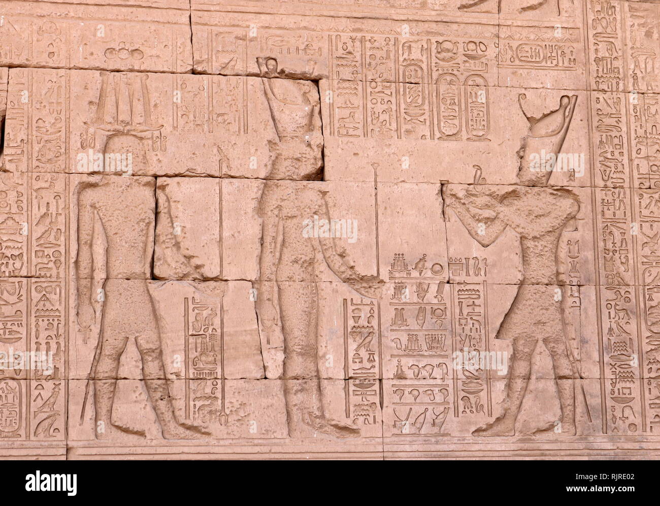 Roman Emperor Tiberius addressing the goddess Isis, and the God Horus ...