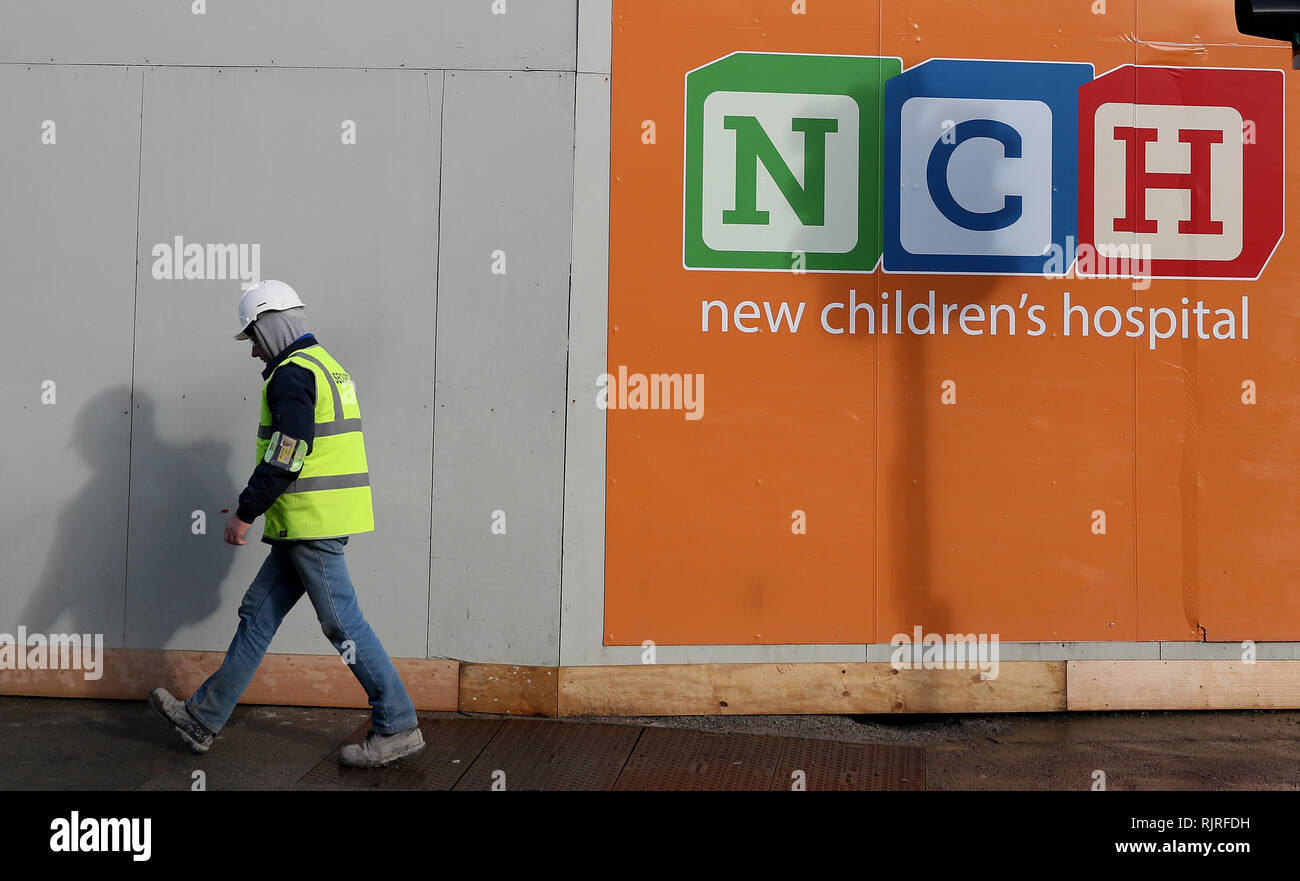 Work continues at the site of the new National Children's Hospital at ...