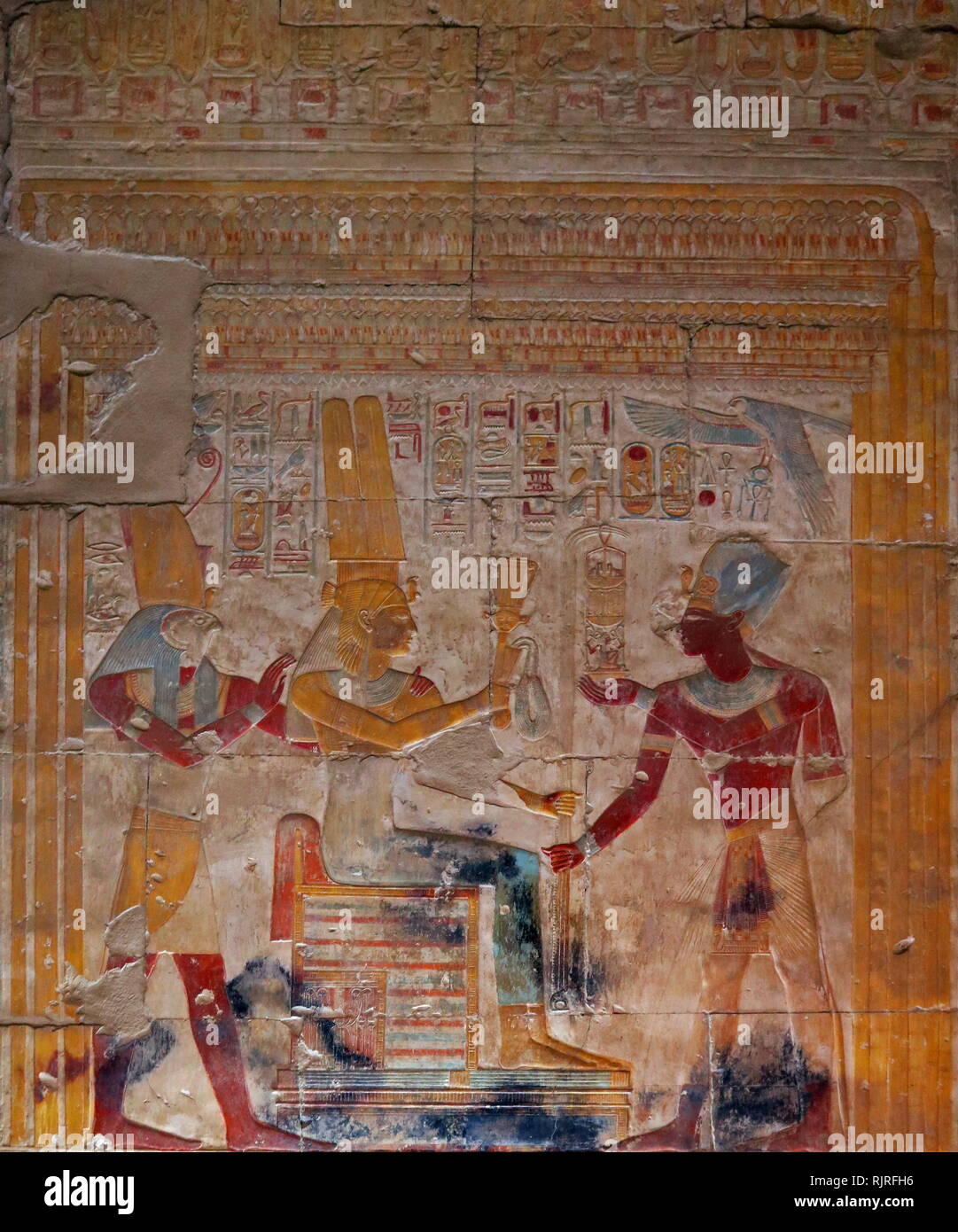 Abydos, one of the oldest cities of ancient Egypt; King Seti I ...