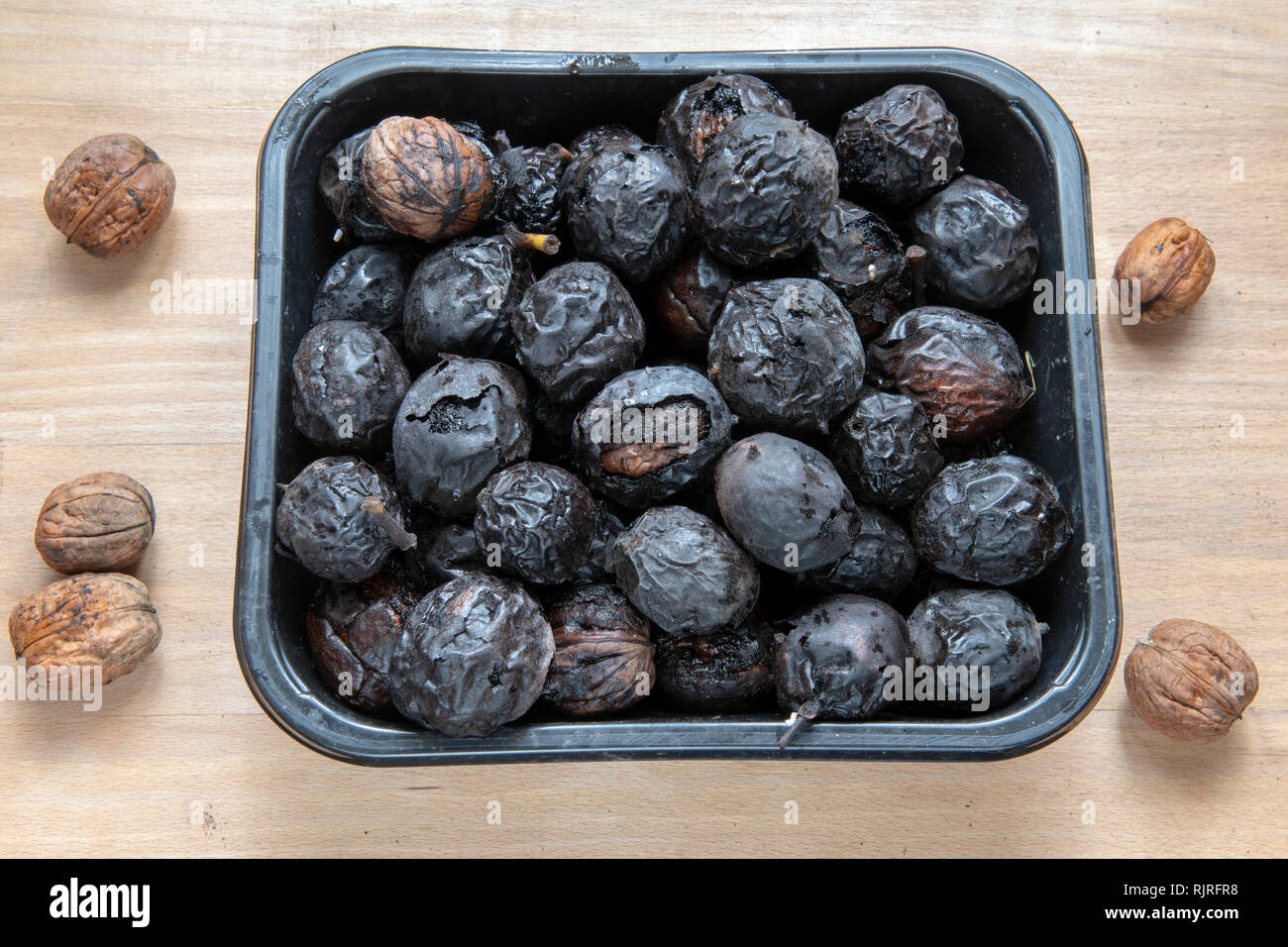 Harvest of walnuts affected by walnut blight Stock Photo - Alamy