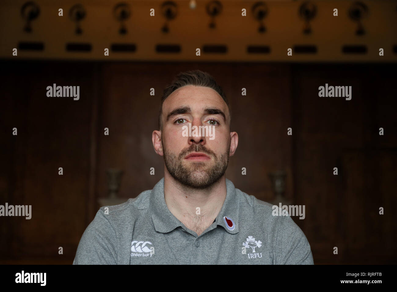 Ireland's Jack Conan during the team announcement at Carton House ...