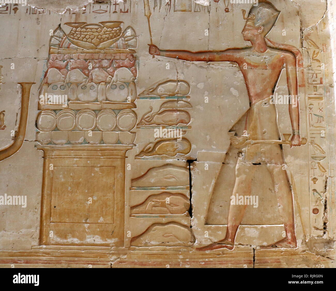 Abydos, one of the oldest cities of ancient Egypt; king Rameses II ...