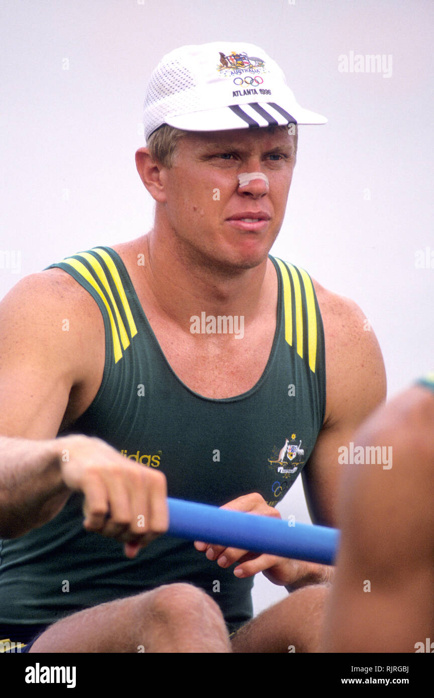 Atlanta, Geogia, USA., AUS M2- , David WEIGHTMAN, Silver Medalist. 1996 ...