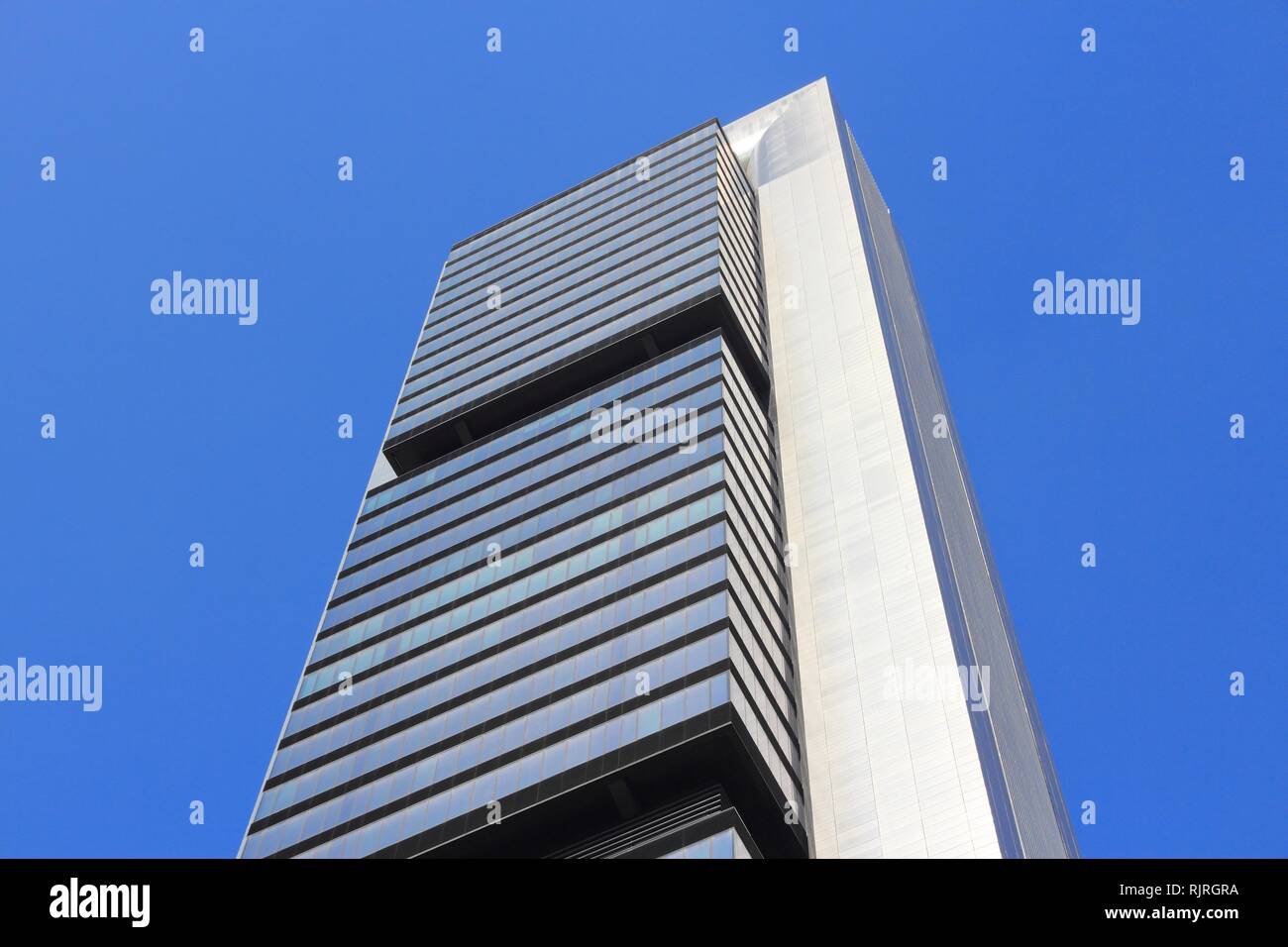 MADRID, SPAIN - OCTOBER 23, 2012: Torre Caja Madrid building in Madrid ...