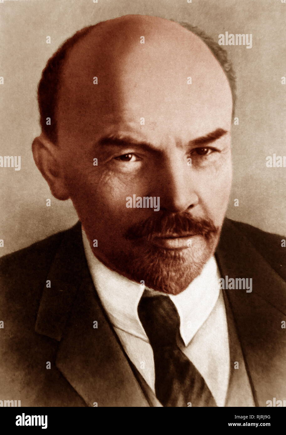Vladimir Ilyich Ulyanov, known by the alias Lenin (1870 - 1924 ...