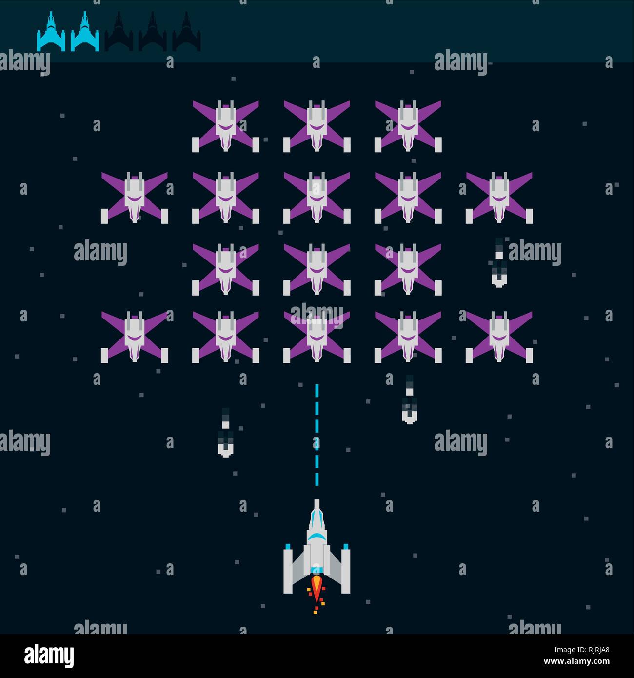 Alien pixels hi-res stock photography and images - Alamy