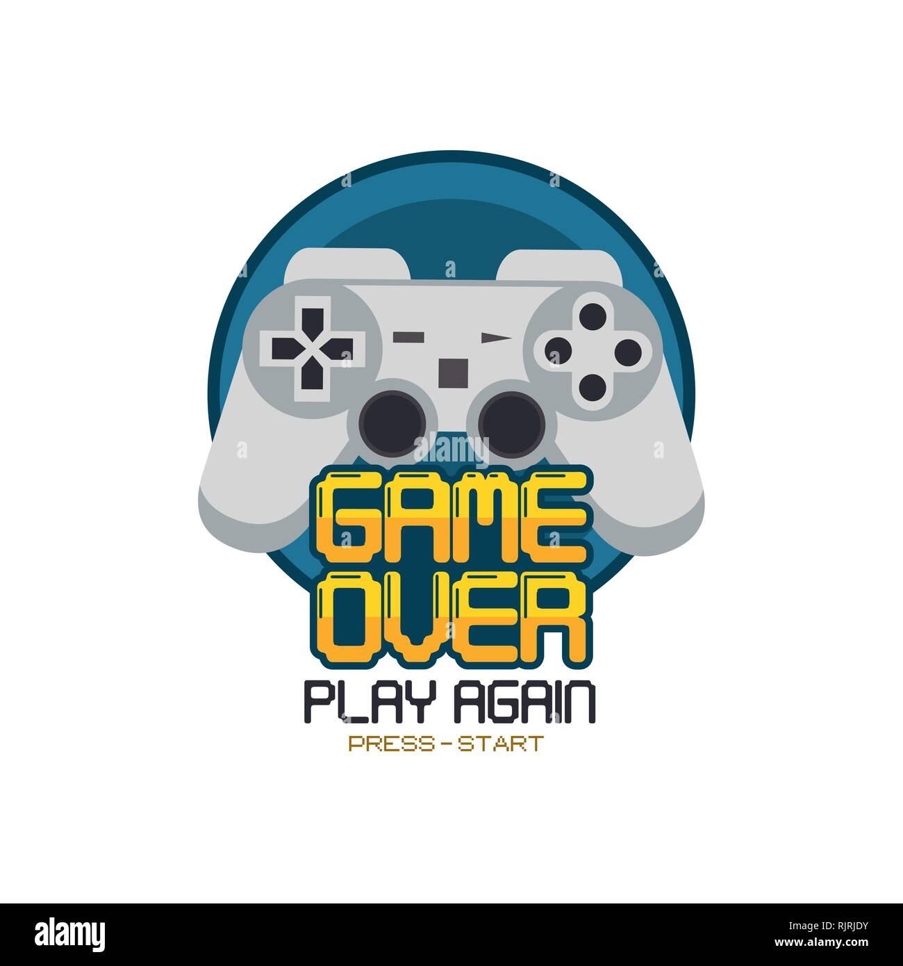 Retro video game try again hi-res stock photography and images - Alamy