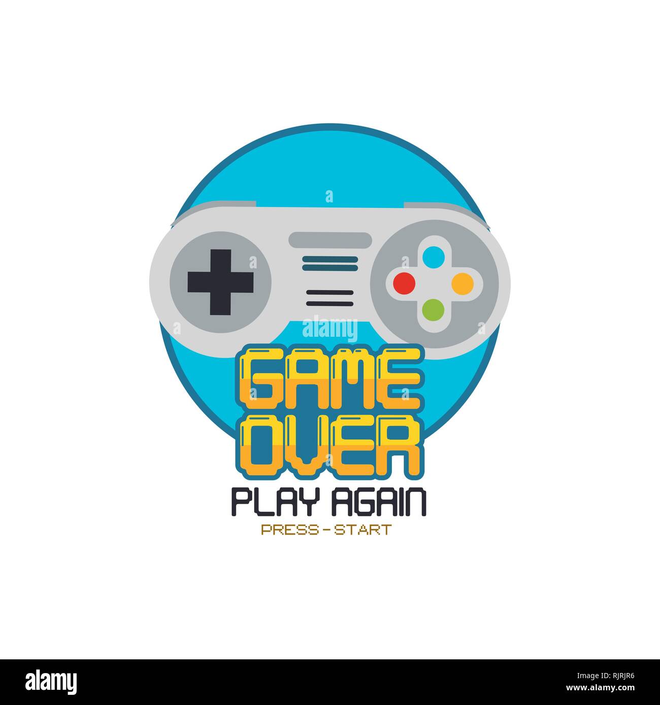 Retro video game try again hi-res stock photography and images - Alamy