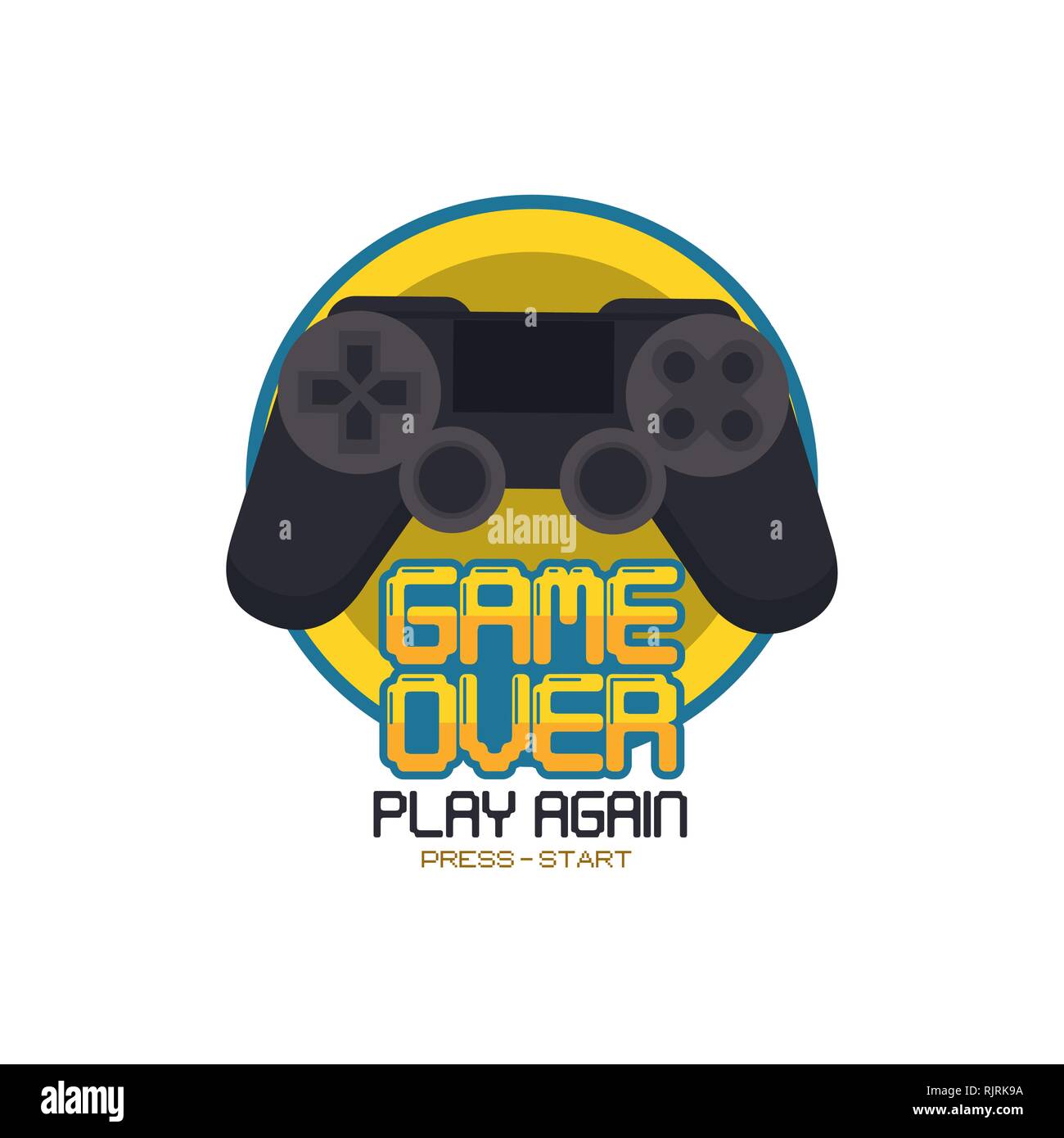Retro video game try again hi-res stock photography and images - Alamy