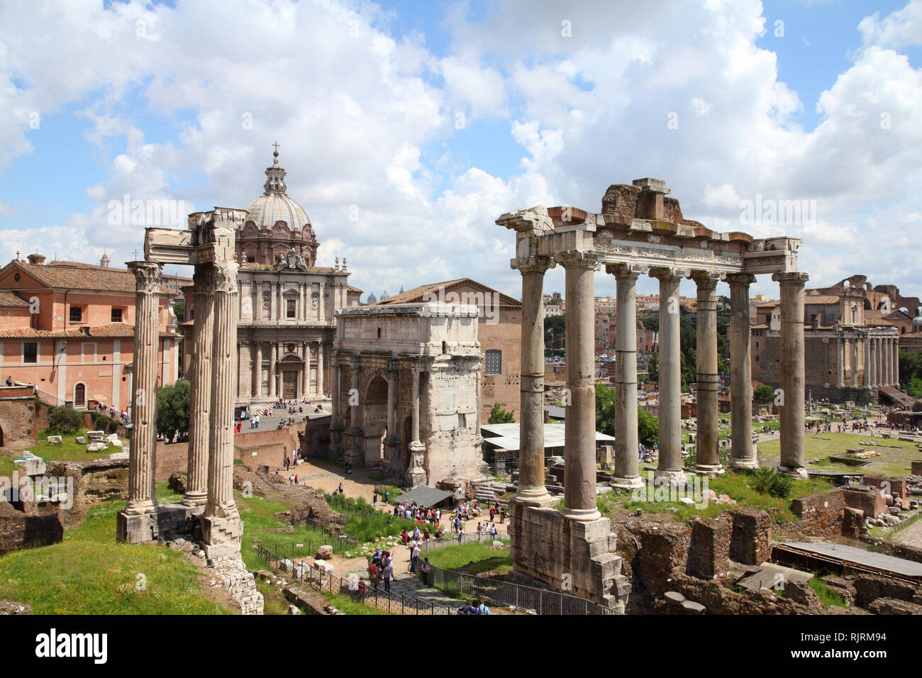 Rome, Italy. One of the most famous landmarks in the world - Roman ...