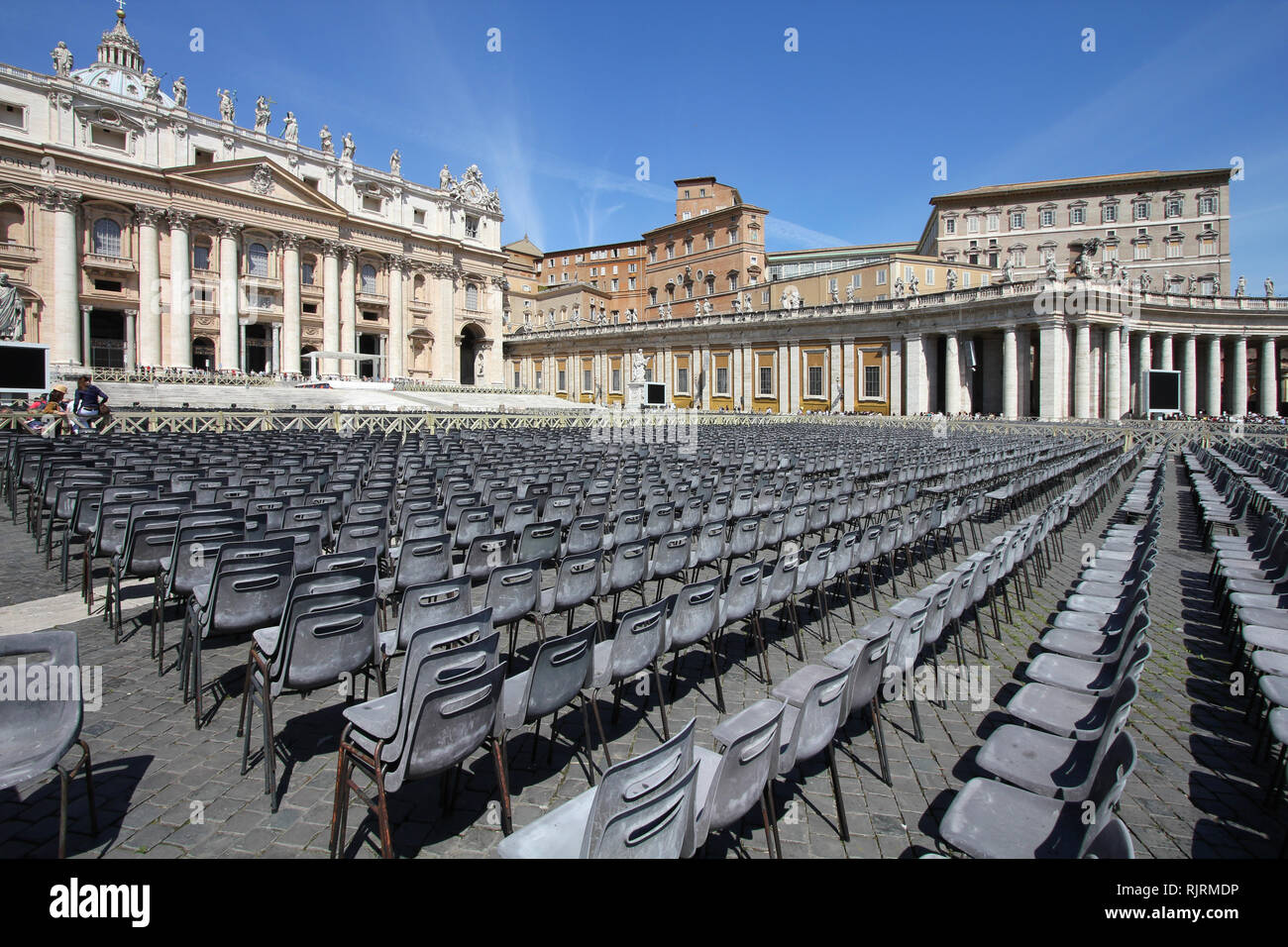 Vatican - Holy See in Rome, Italy. Saint Peter's Square featuring ...