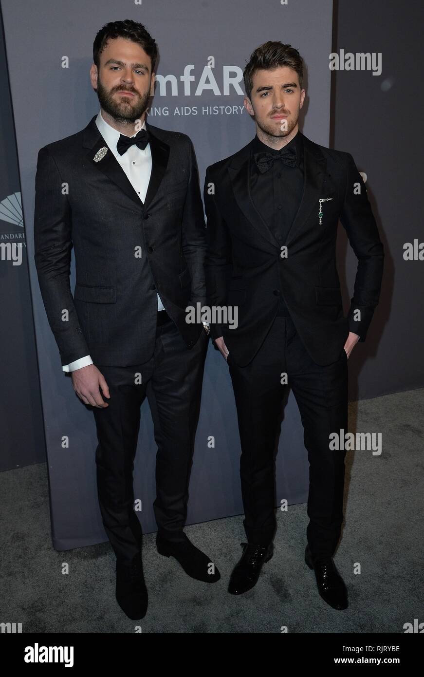 Alex Pall, Andrew Taggart at arrivals for amfAR New York Gala, Cipriani ...