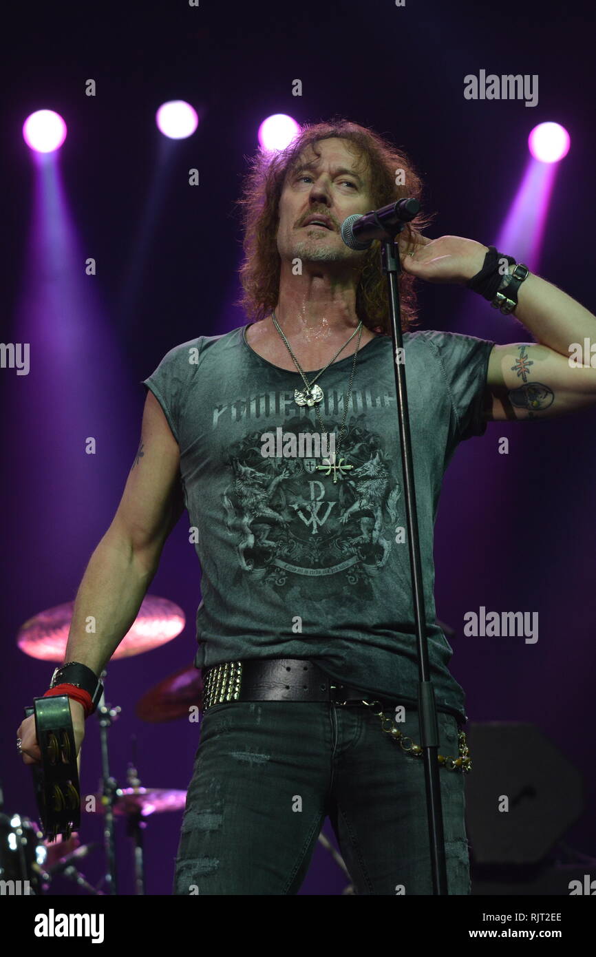 Moscow, Russia. 07th Feb, 2019. The legendary Scottish band Nazareth ...