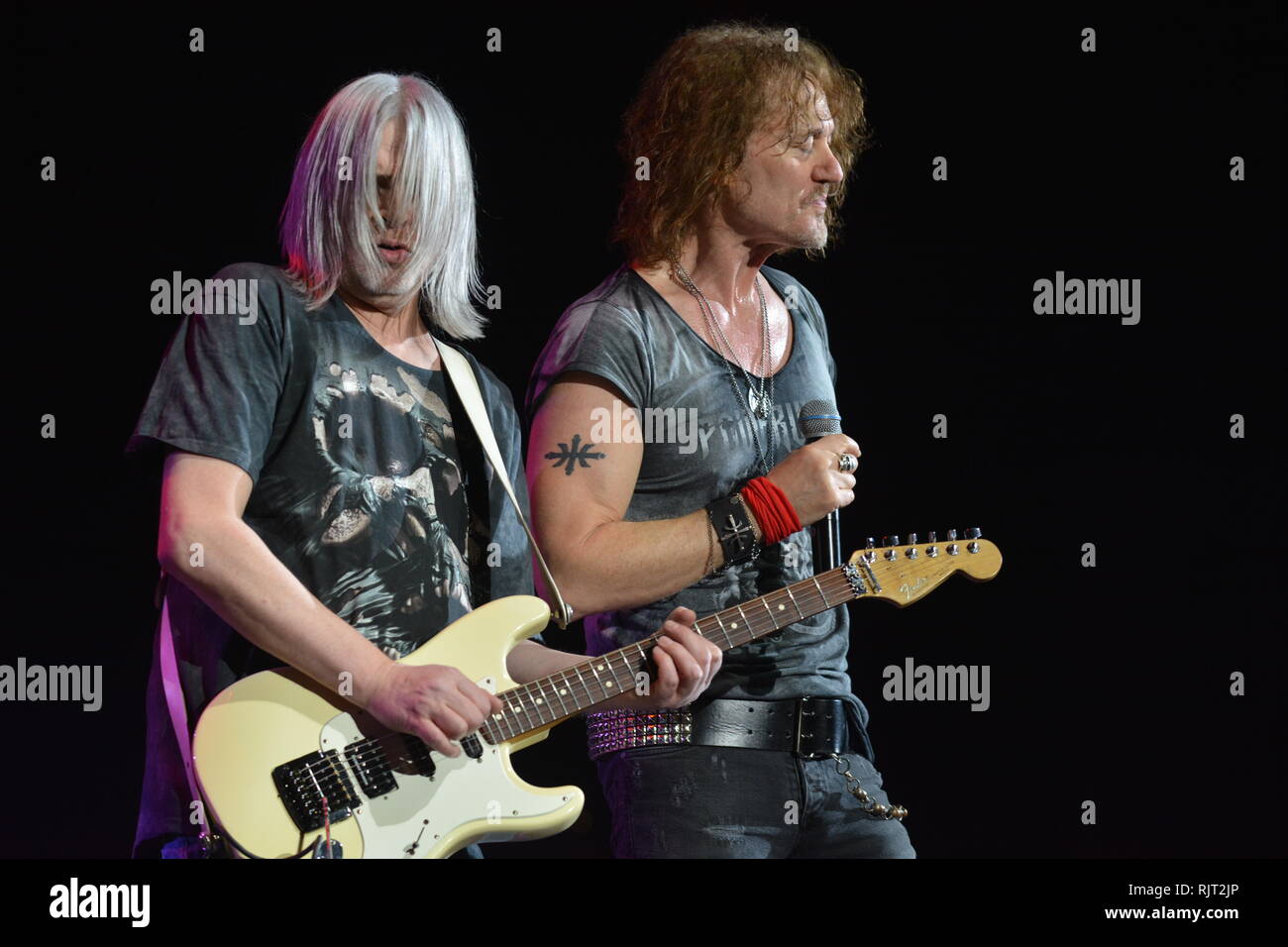 Moscow, Russia. 07th Feb, 2019. The legendary Scottish band Nazareth ...