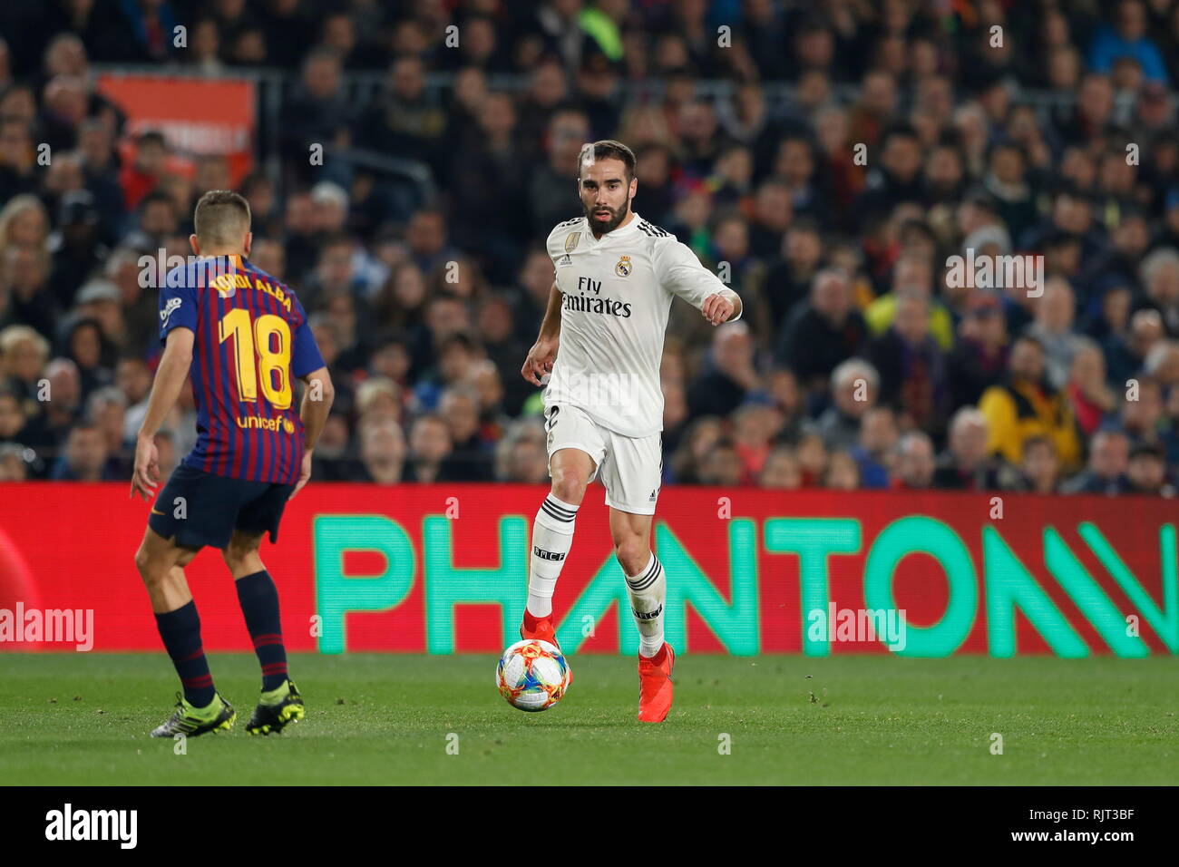 Barcelona, Spain. 6th Feb, 2019. Daniel Carvajal (Real) Football/Soccer ...