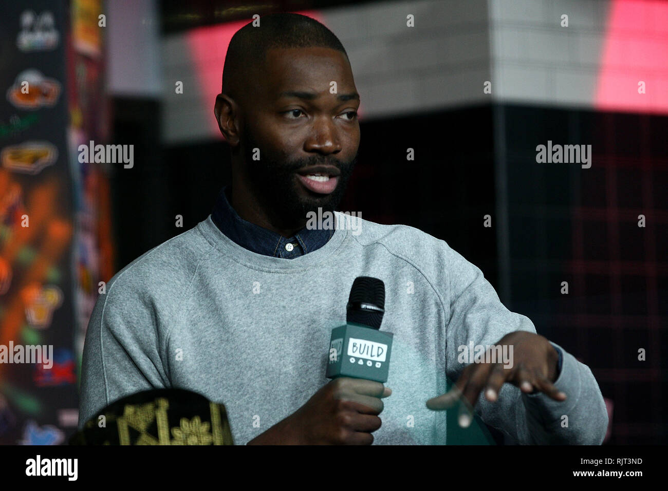 New York, USA. 07 Feb, 2019. Tarell Alvin McCraney visits The Thursday ...