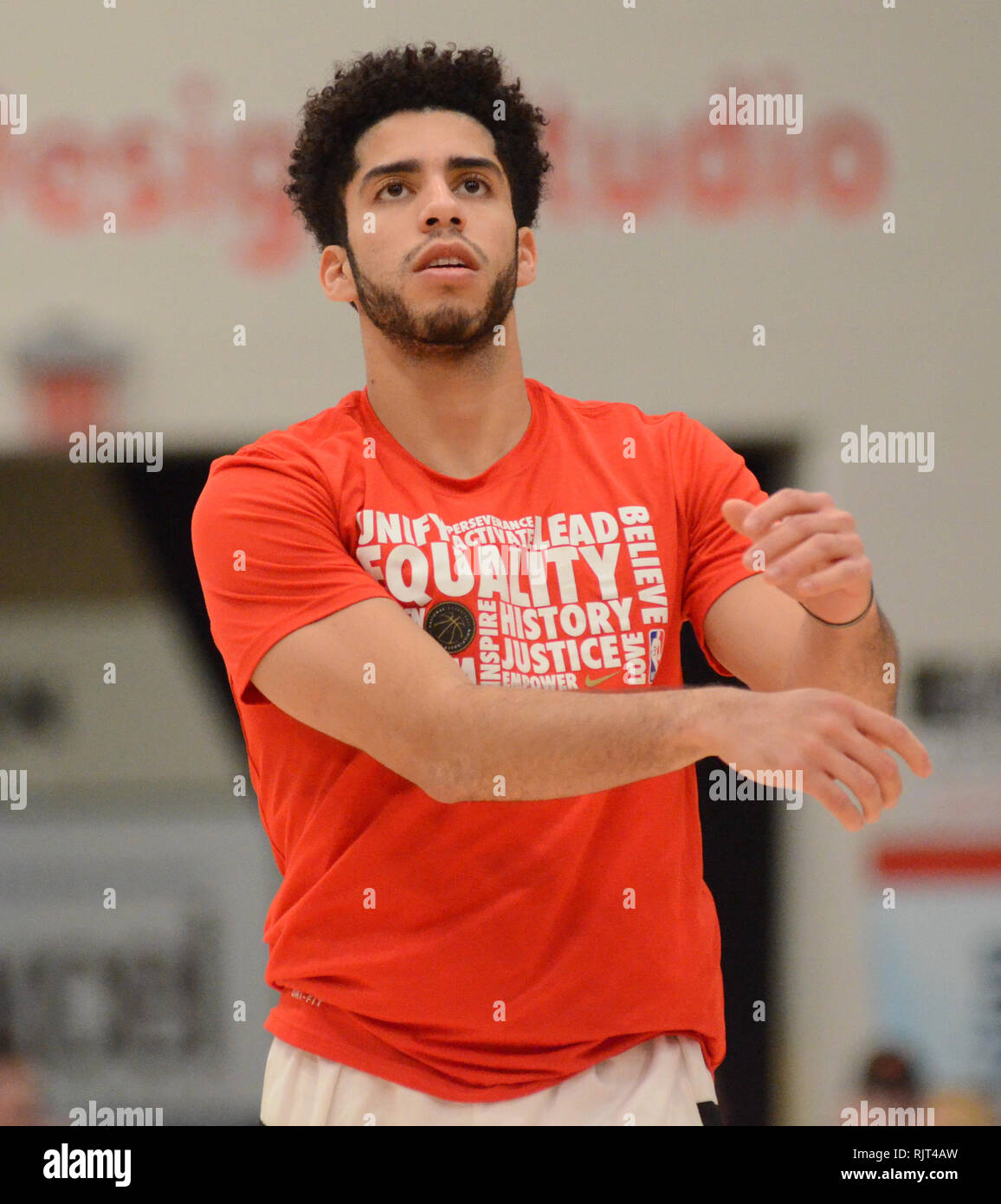 Oshkosh, Wisconsin, USA. 6th Feb, 2019. Raptors 905 guard Jordan Howard ...