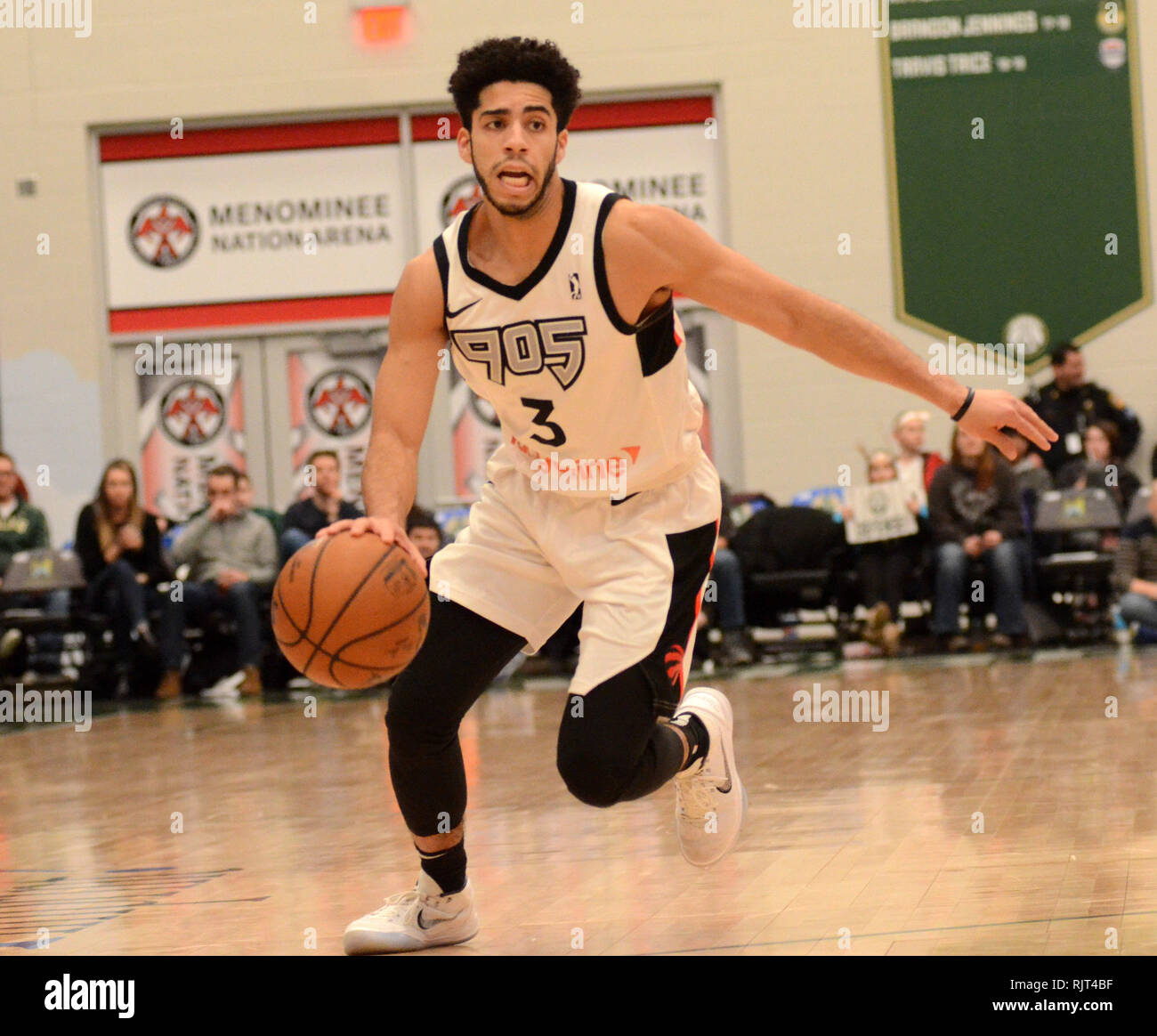Oshkosh, Wisconsin, USA. 6th Feb, 2019. Raptors 905 guard Jordan Howard ...