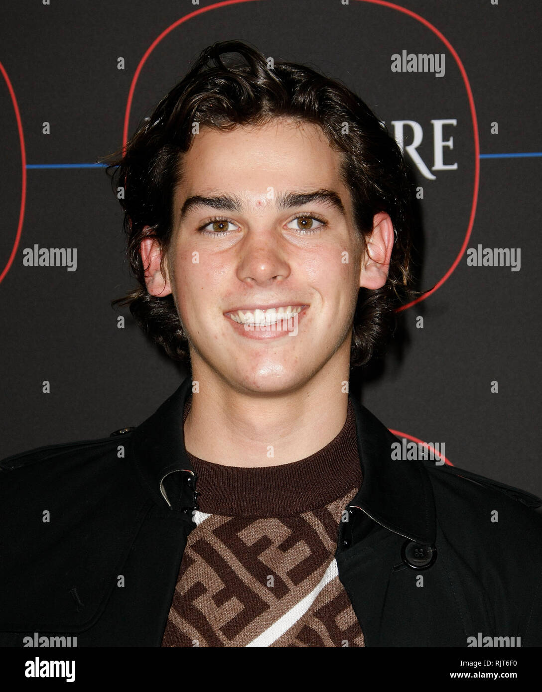 Los Angeles, USA. 07th Feb, 2019. Paris Brosnan attends the Warner ...