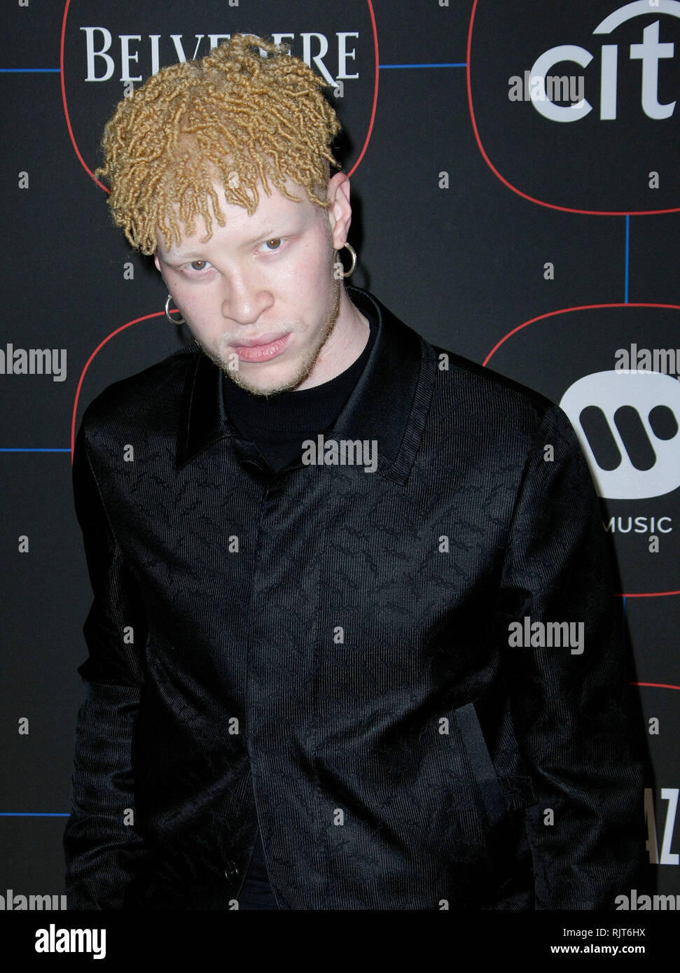 LOS ANGELES, CA - FEBRUARY 07: Shaun Ross attends the Warner Music Pre ...
