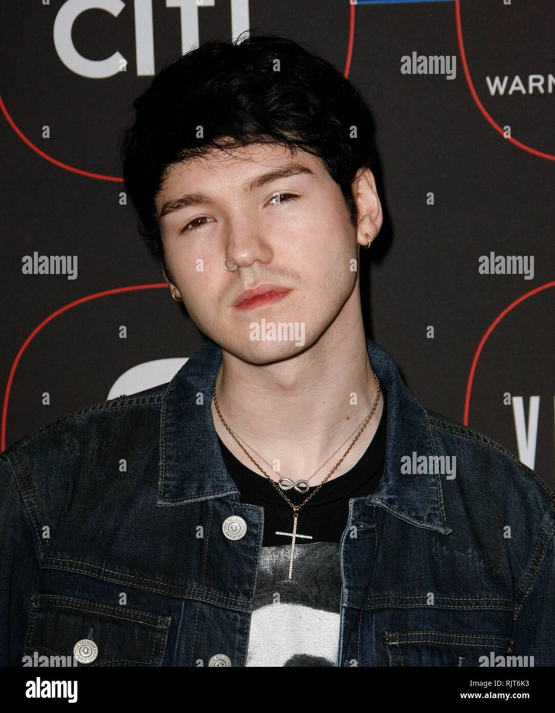 Los Angeles, USA. 07th Feb, 2019. Goody Grace attends the Warner Music ...