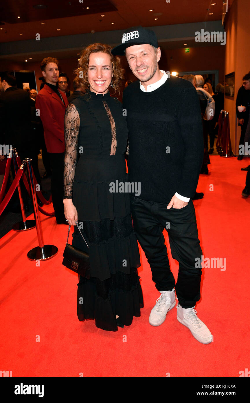 Berlin, Germany. 07th Feb, 2019. Michi Beck and his wife Ulrike ...
