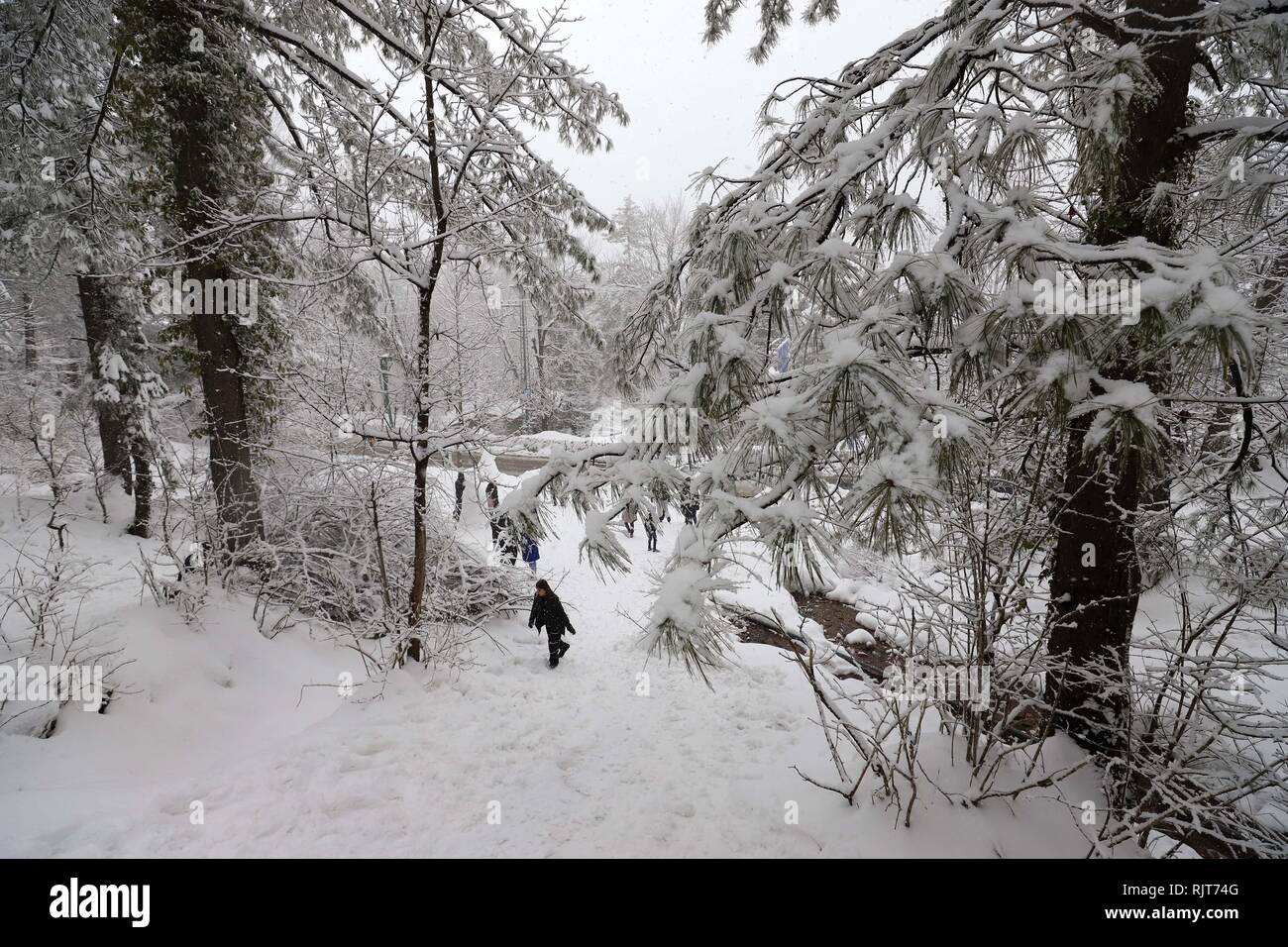 Murree pakistan snow hi-res stock photography and images - Alamy