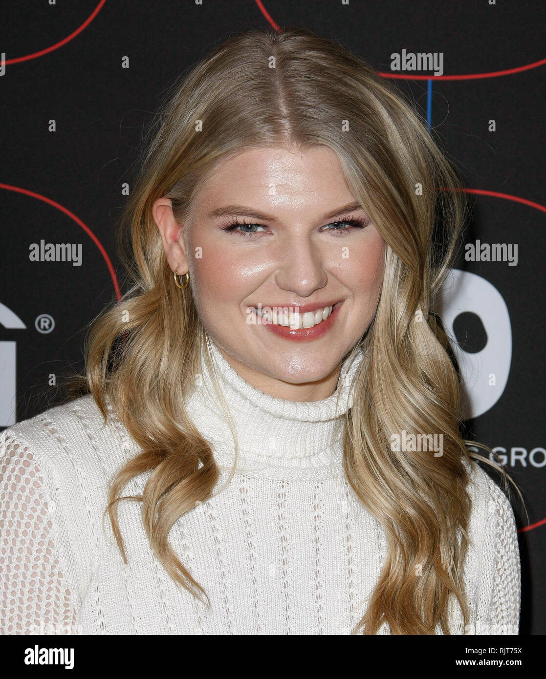 LOS ANGELES, CA - FEBRUARY 07: Brynn Elliott attends the Warner Music ...